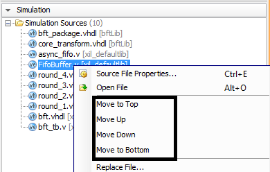 SystemVerilog Package Compile Order