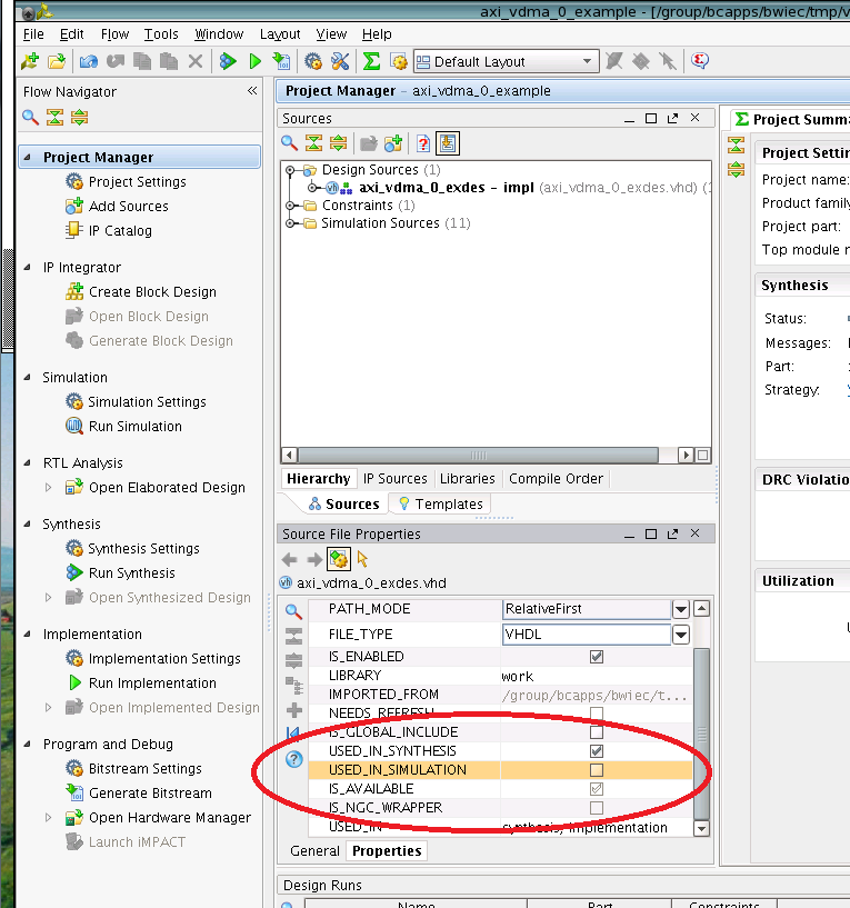 AR# 57684: Vivado Simulation - How do I back-annotate an IP with a ...