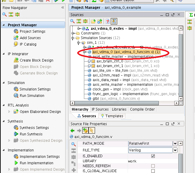 AR# 57684: Vivado Simulation - How do I back-annotate an IP with a ...