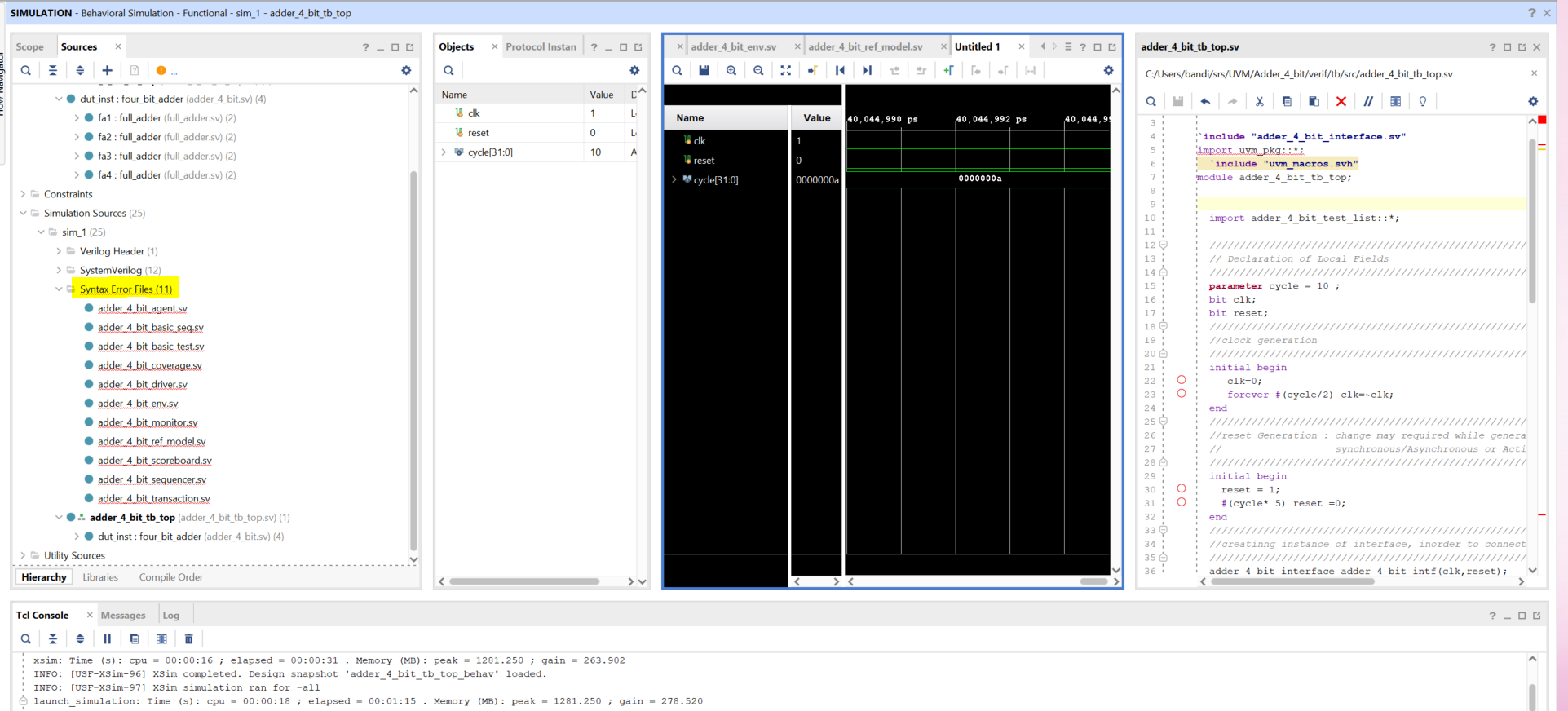 AR# 73271: Vivado 2019.2: UVM Design Shows Syntax Errors on Files in ...