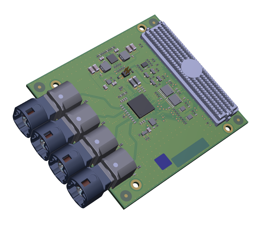 4x FPD-Link III Video Input FMC Card