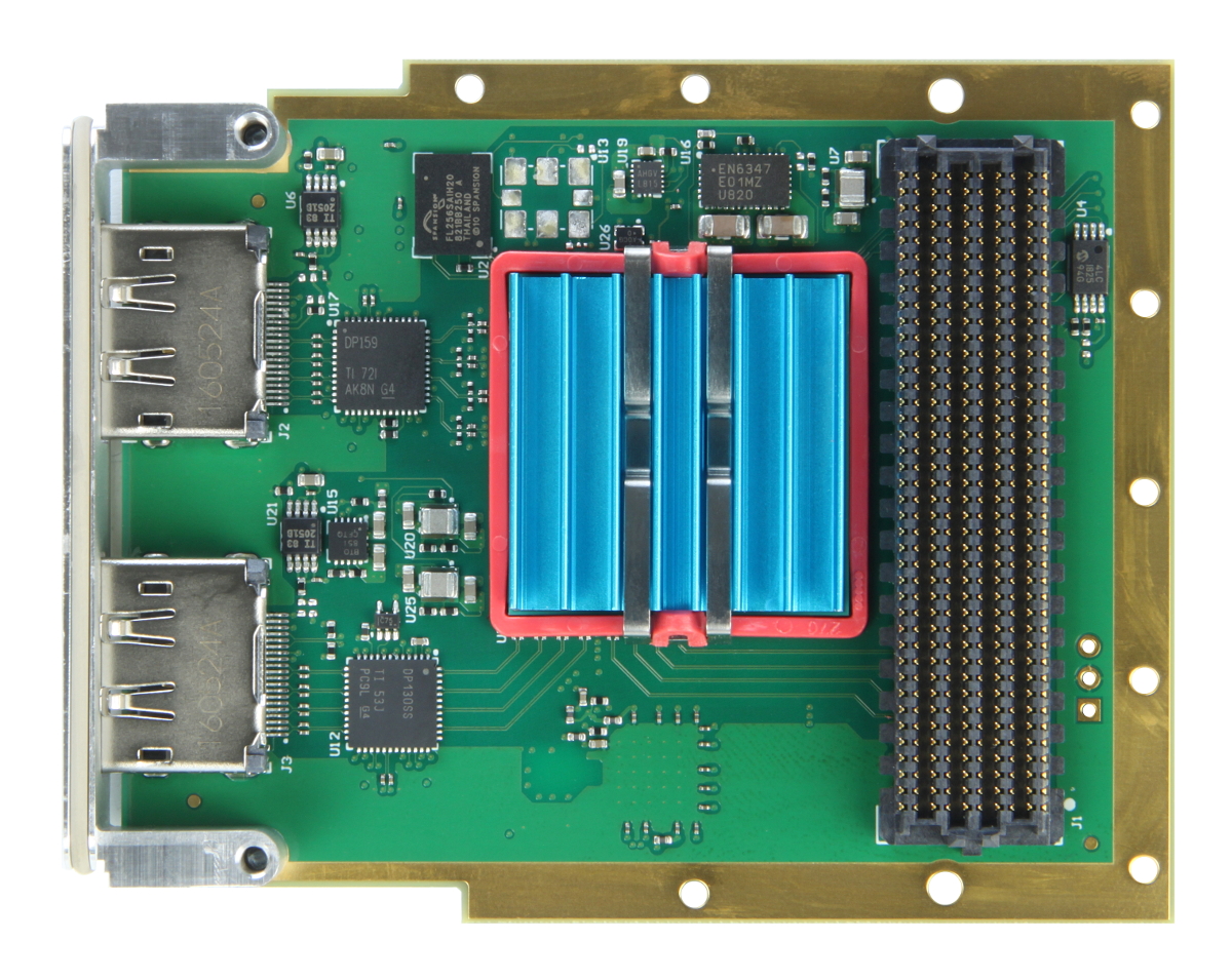 FMC Card with DisplayPort input and output